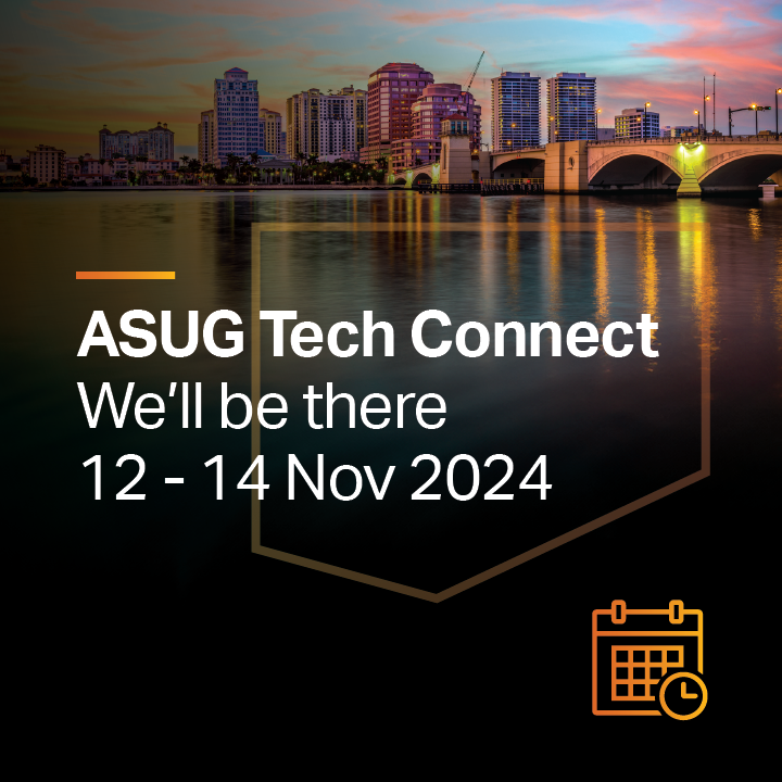 ASUG Tech Connect - 12 to 14 November 2024 - SoterionASUG Tech Connect ...